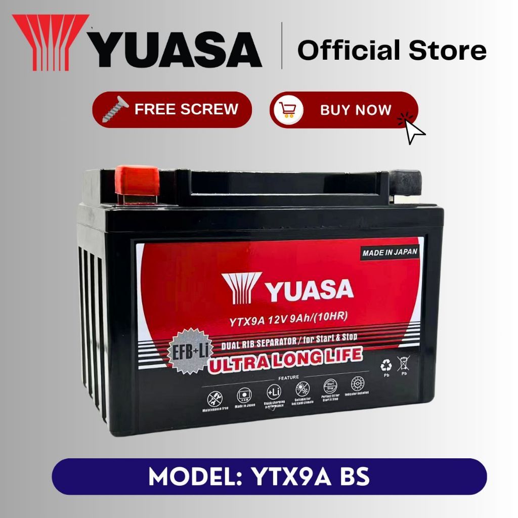 YUASA YTX9-BS YTX9A BATTERY KTM 390 DUKE 200 DUKE CBR 250 GSF400 NINJA 250 Z250 250SL SYM VTS ...