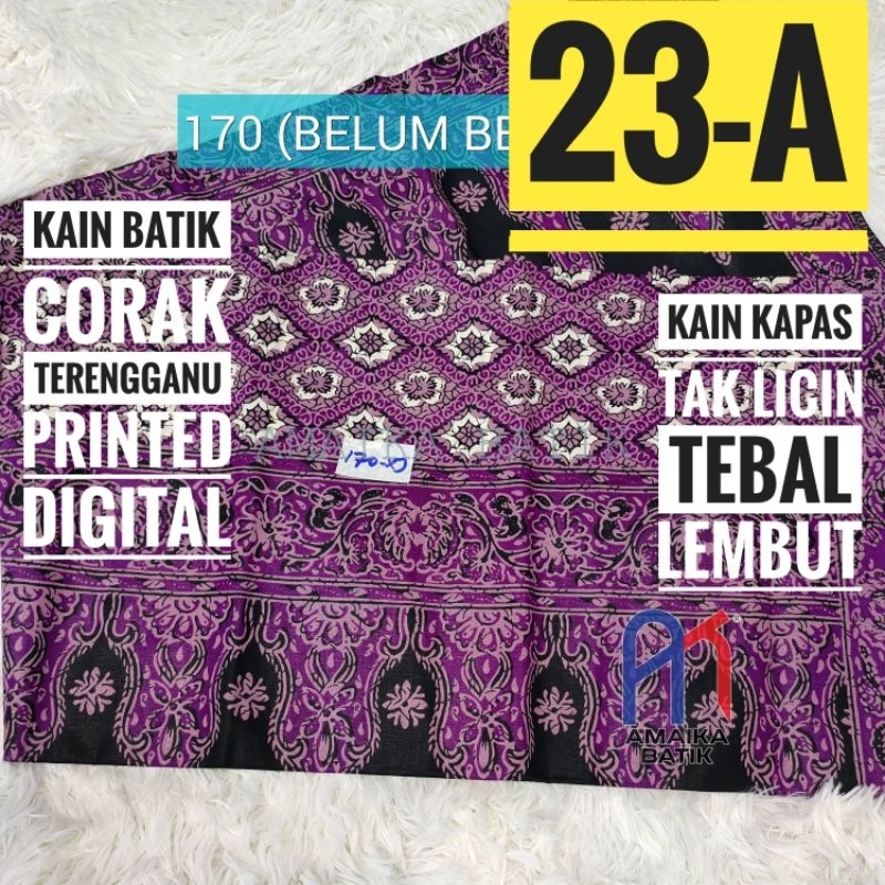 KAIN BATIK TCM (CORAK TERENGGANU) FREE SHIPPING | PRINTED DIGITAL ...