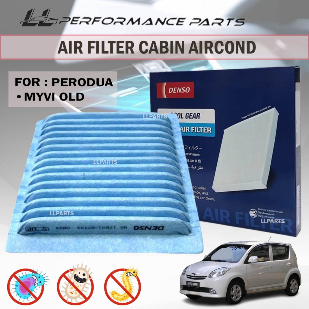 DENSO Perodua Myvi Old 2005-2011 Air Filter Cabin Aircond 17801-87333 ...