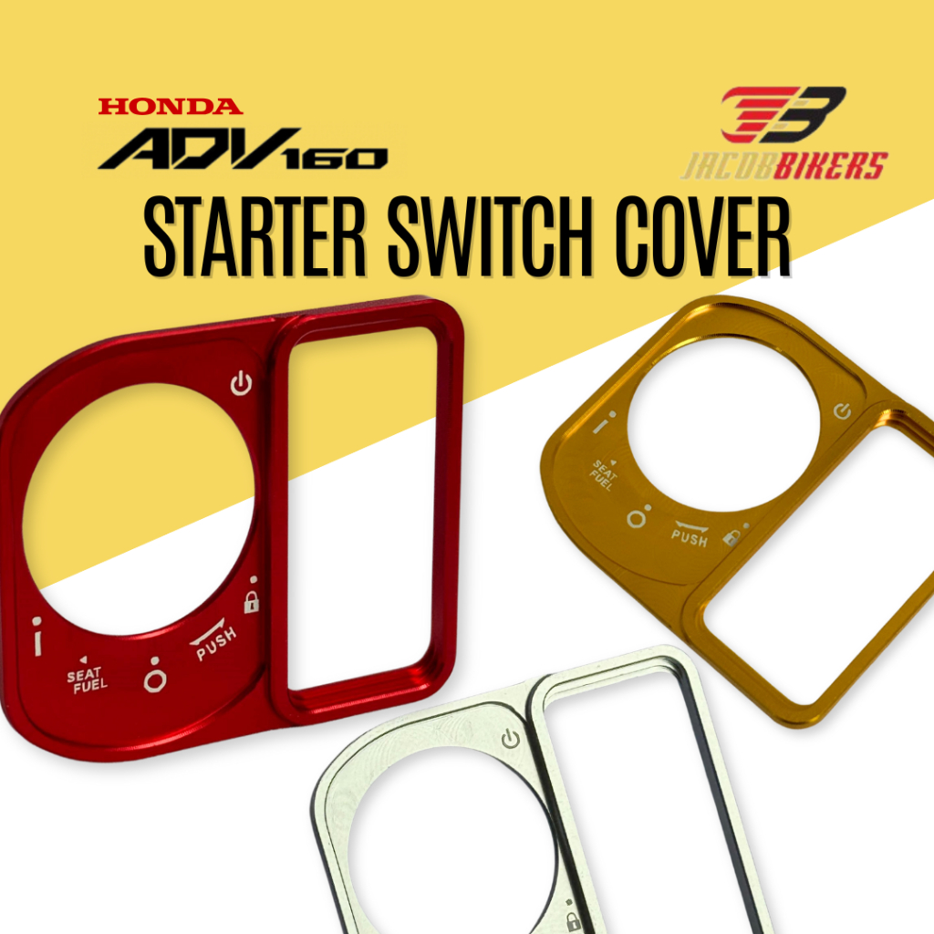 Honda ADV 160 Starter Switch Cover Alloy Lock Guard Mainswitch Cover ...