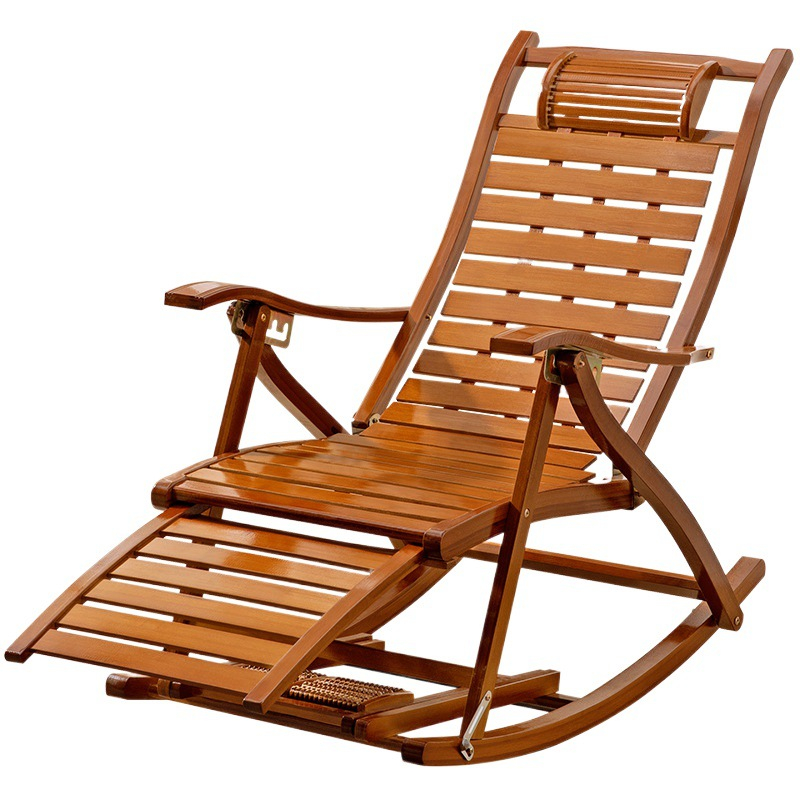 Recliner Rocking Chair Folding Chair Lunch Break Adult Balcony Home ...