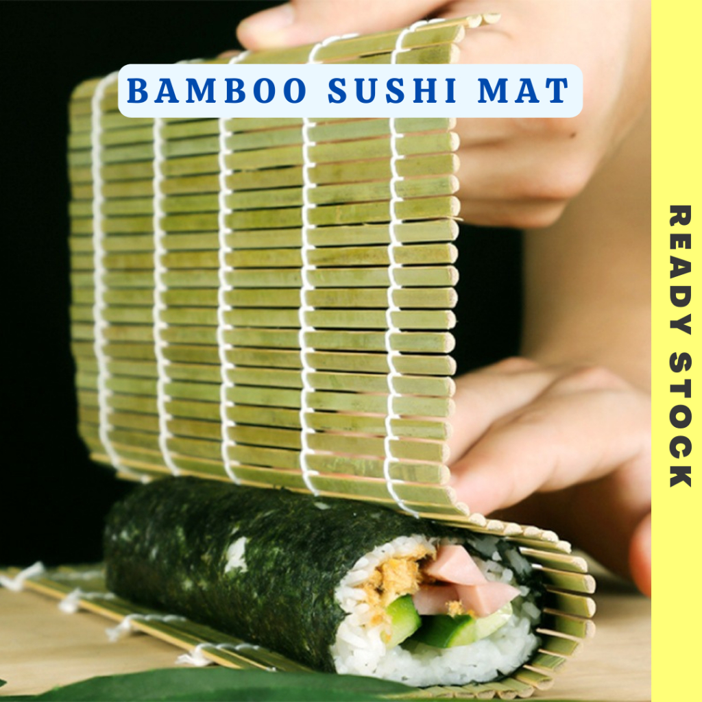 Sushi Bamboo Mat Sushi Maker Rolling Mat Sushi Cling Film Wrap Food ...