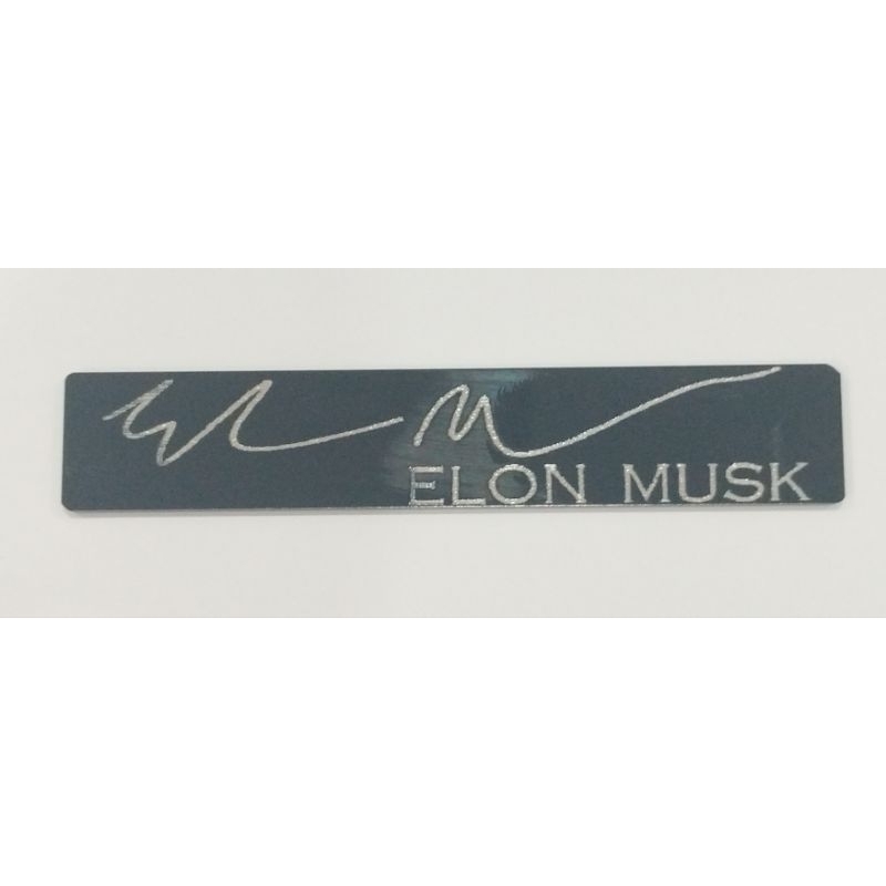 tesla emblem elon musk signature model y 3 s x | Shopee Malaysia