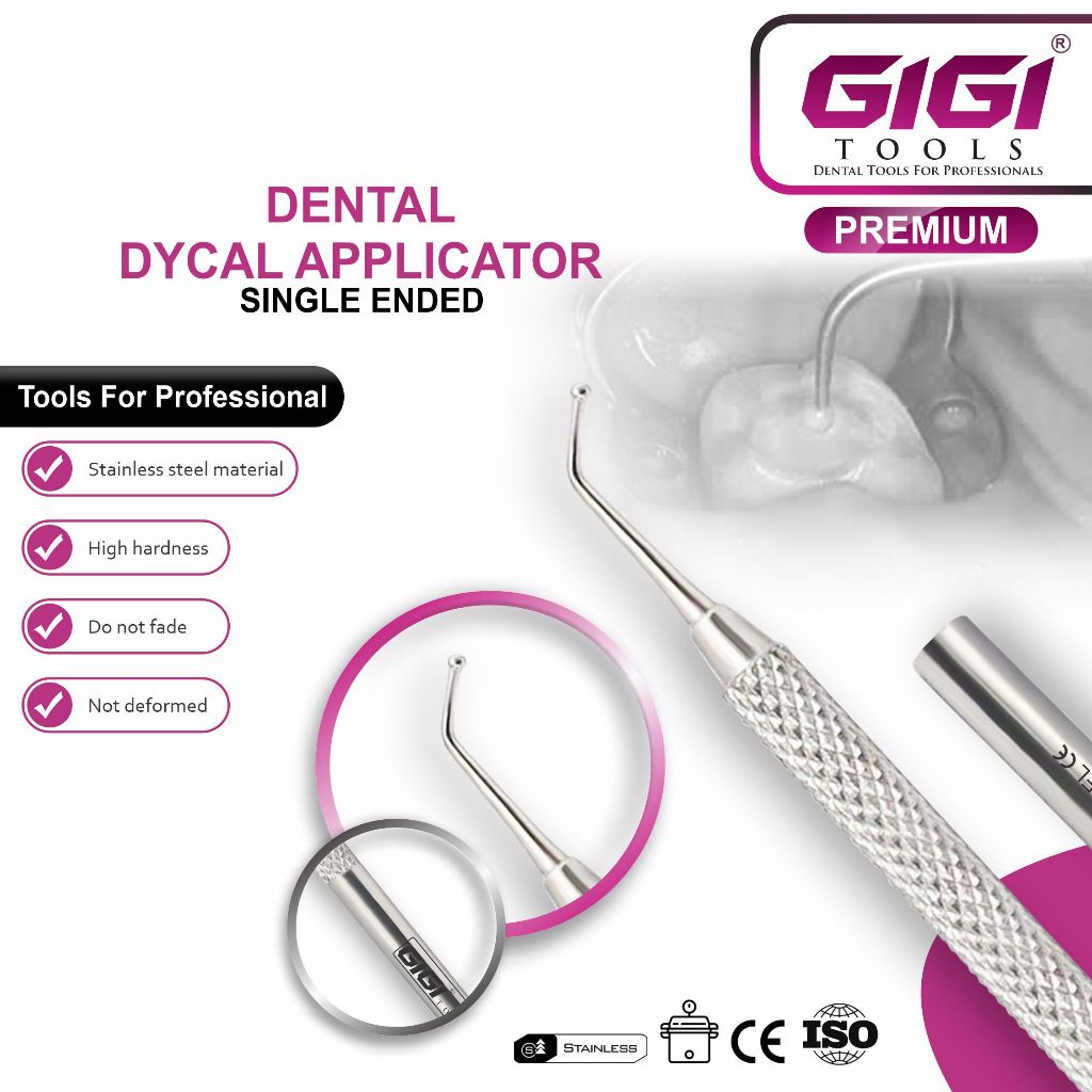 GIGI TOOLS Calcium Hydroxide Dycal Applicator Single Ended Dental ...