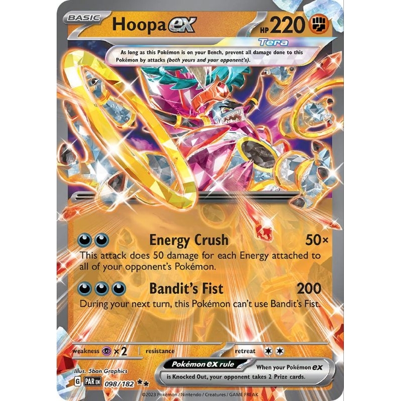 [No.720 / Hoopa] Pokemon card EX Paradox Rift (*not genuine product ...