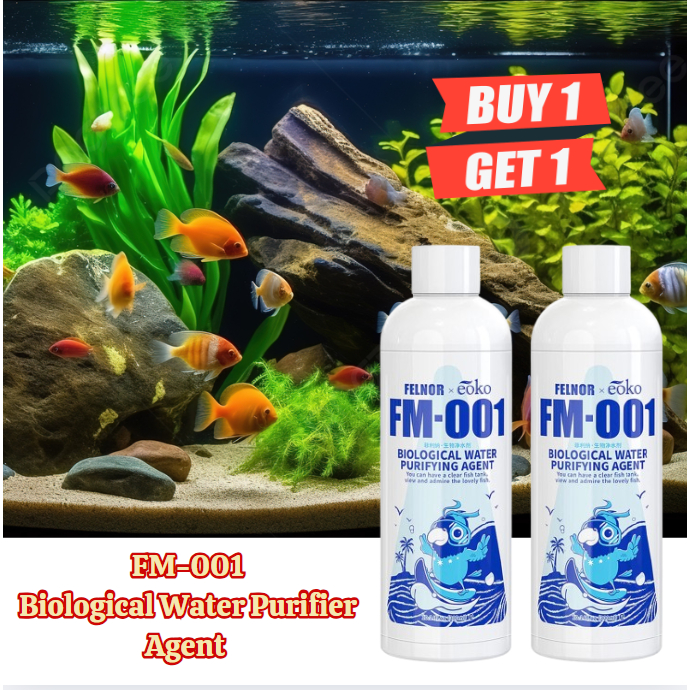 [Buy 1 Get 1] Fm-001 Fish Tank Water Purifier Algae Remover, Fish Tank ...