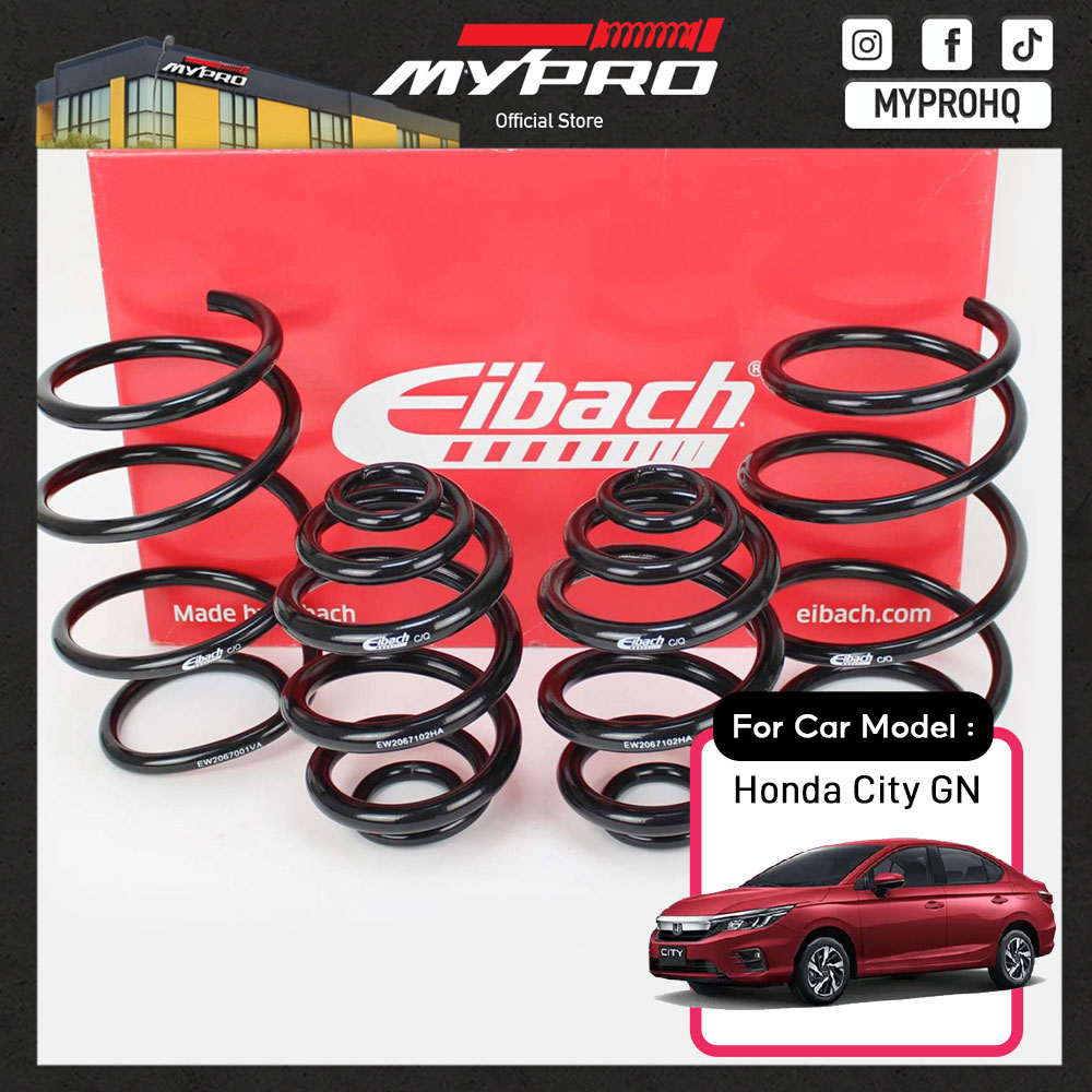 🇩🇪Eibach Pro Kit Lowering Spring 100%Original - for Honda City GN1 GN2 ...