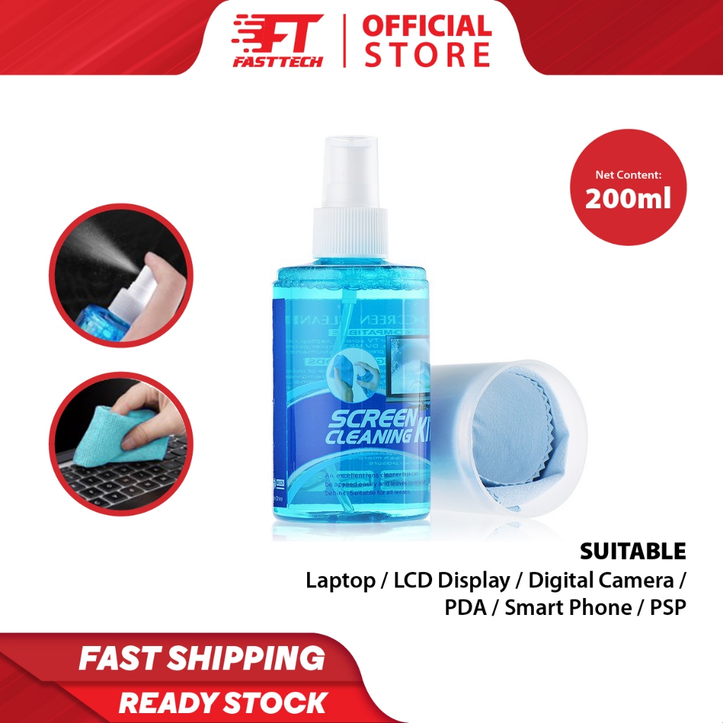 Screen Cleaning Kit KCL-036 Handphone Mobile Phone LCD LED TV Computer ...