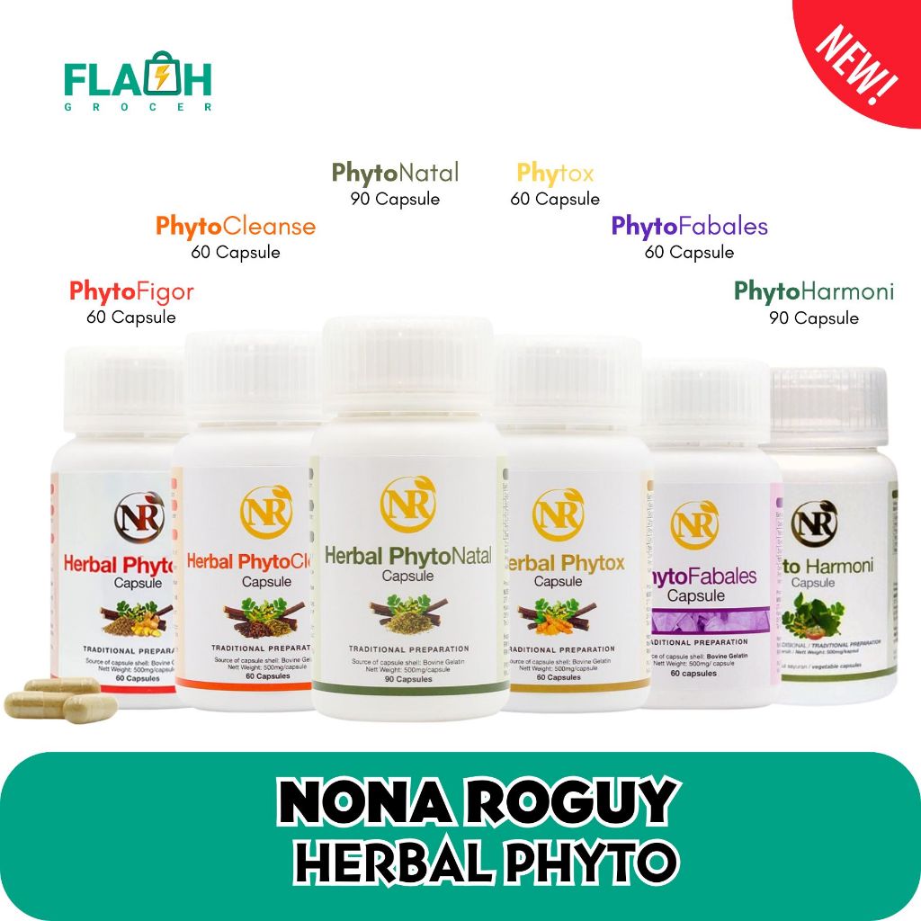 NR Nona Roguy Herbal PhytoNatal(90 Capsule)/PhytoCleanse/ Phytox ...