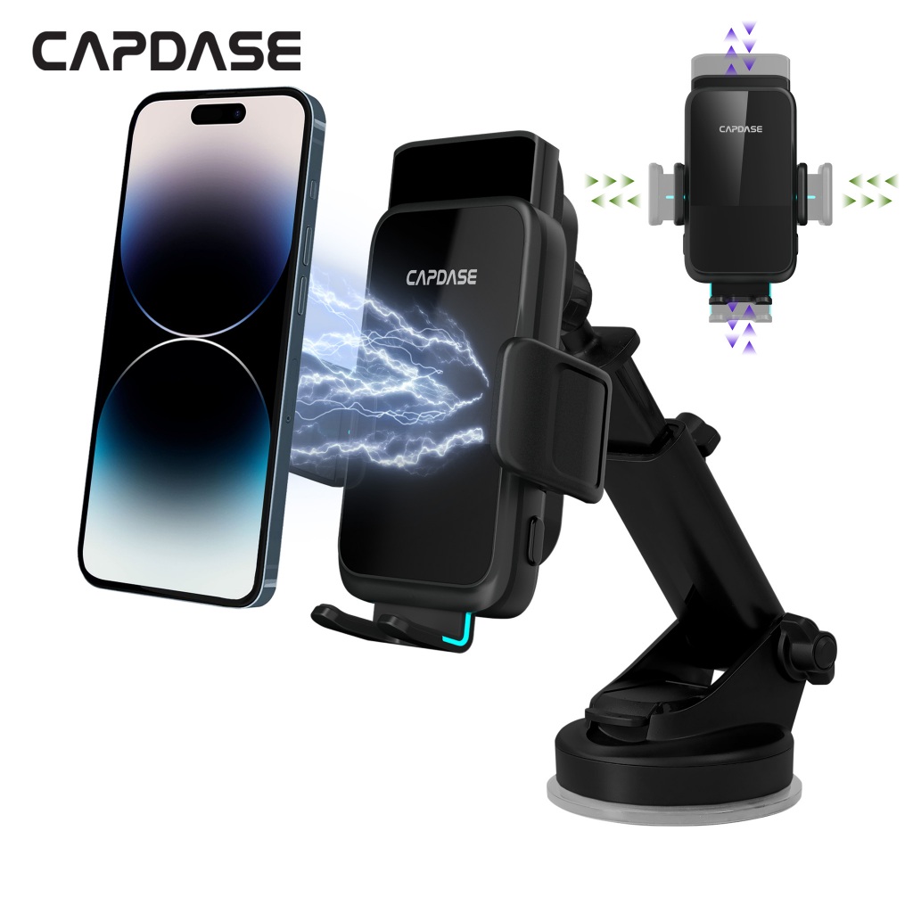 CAPDASE AA Power II 15W Fast Wireless Charging Auto-Clamp & Auto ...