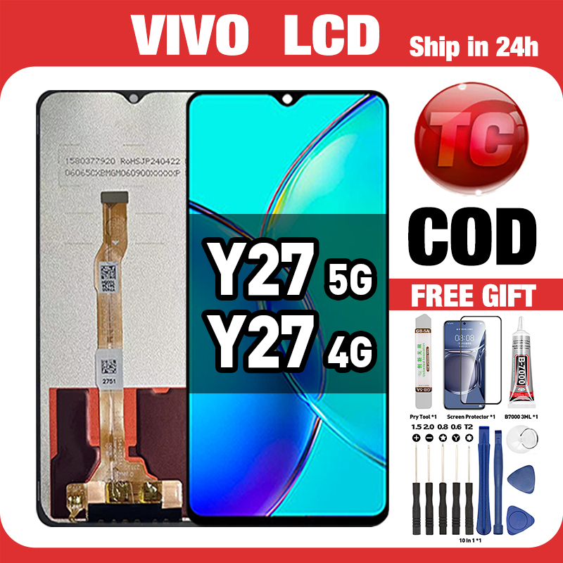 LCD VIVO Y27 5G/ Y27 4G Compatible For Original Glass Touch Screen Digitizer | Shopee Malaysia