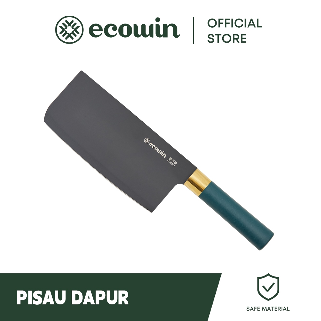 Ecowin Cleaver Knife Kitchen Tool Stainless Steel Pisau Dapur Alatan ...