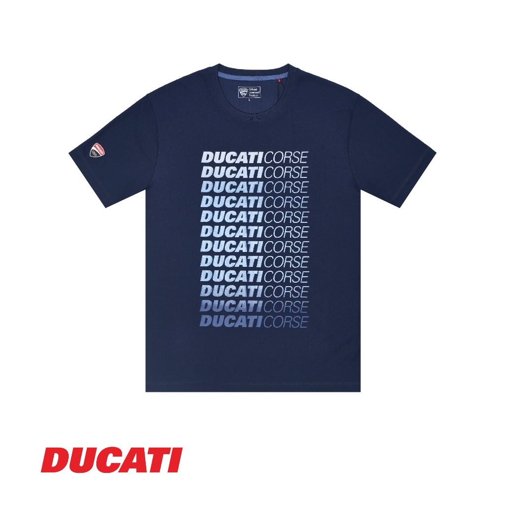 DUCATI CORSE MEN SHORT SLEEVE ROUND-NECK TEE C805211-800705 | Shopee ...