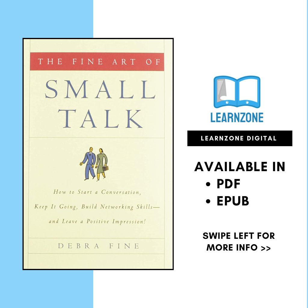 The Fine Art Of Small Talk By Debra Fine | Personal Development ...