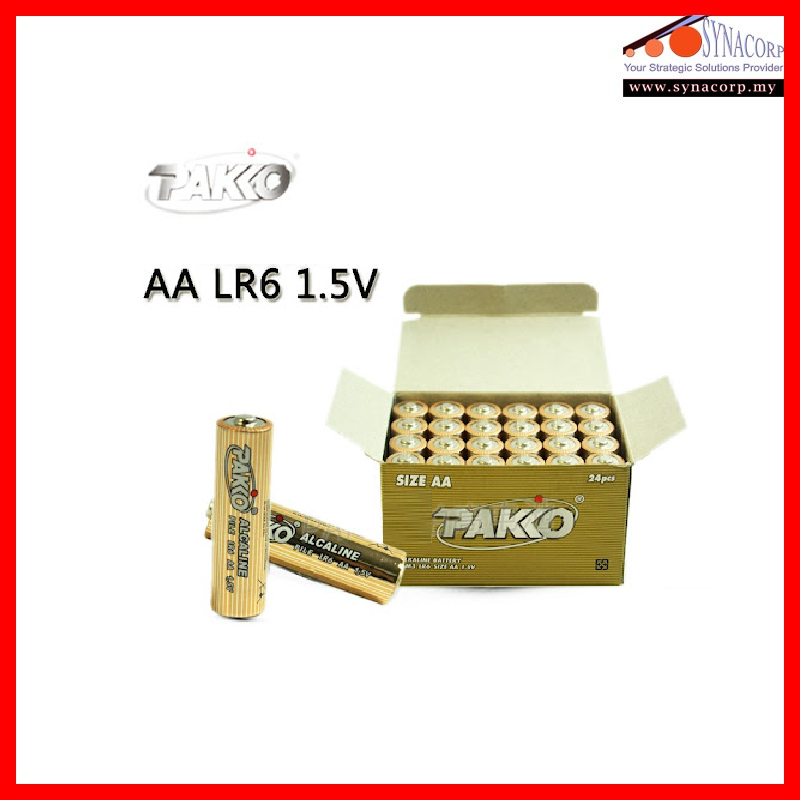 AA AAA PAKKO 1.5V Alkaline Battery 2pcs | Shopee Malaysia