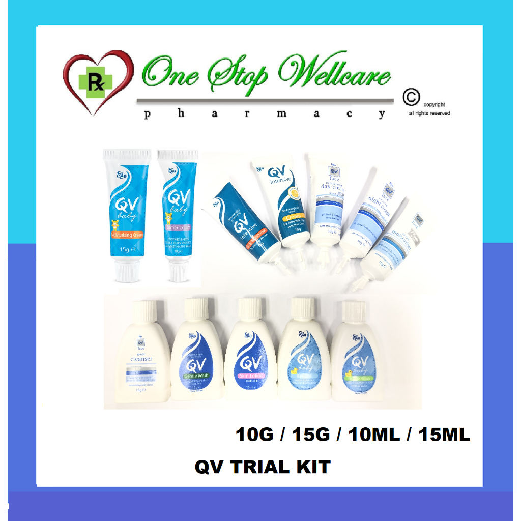 QV KIT PERCUBAAN / QV TRIAL KIT 10G / 15G / 10ML / 15ML | Shopee Malaysia