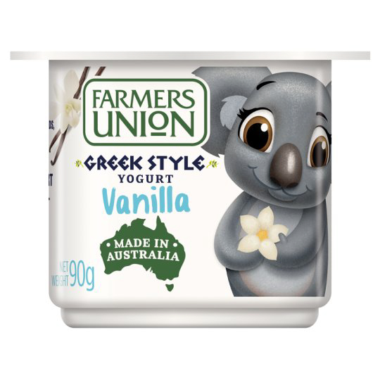 Farmers Union Greek Style All Natural Vanilla Yogurt made in Australia ...