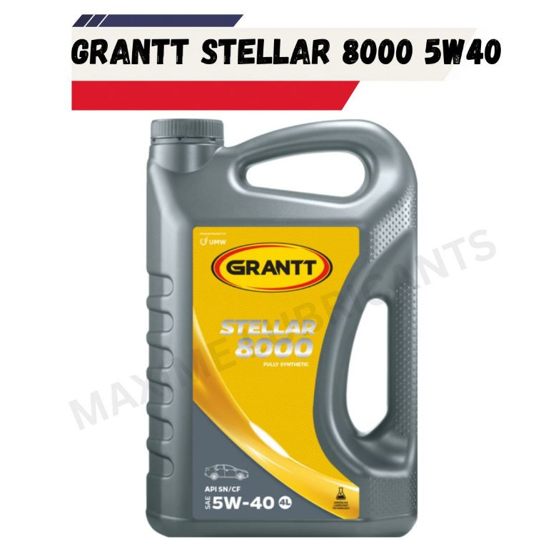 UMW Grantt Stellar 8000 SAE 5W40 Fully Synthetic Oil2 | Shopee Malaysia