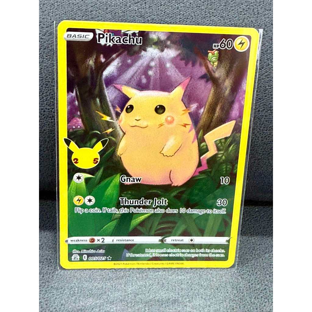【PTCG】Pikachu【 5/25】Celebrations | Shopee Malaysia