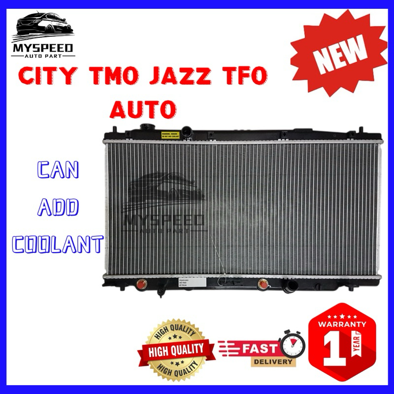 HONDA CITY TMO/JAZZ TFO AUTO RADIATOR TANGKI AIR HIGH QUALITY 1 YEAR ...