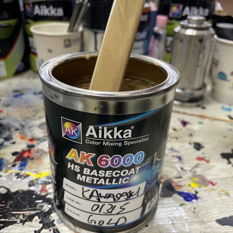 AIKKA AR125 SPORT RIM GOLD KAWASAKI MOTOR PAINT 2K 250ml - 1000ml ...