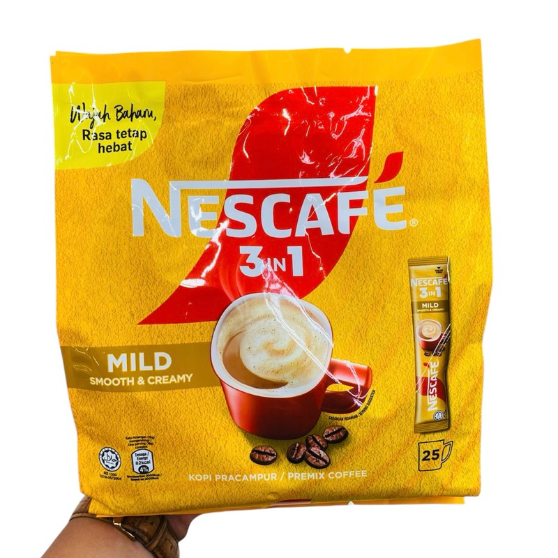 Nescafe 3in1 Mild Smooth & Creamy (25s x 18g) | Shopee Malaysia