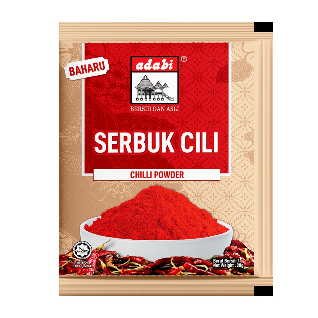 Adabi Serbuk Cili 20g | Shopee Malaysia