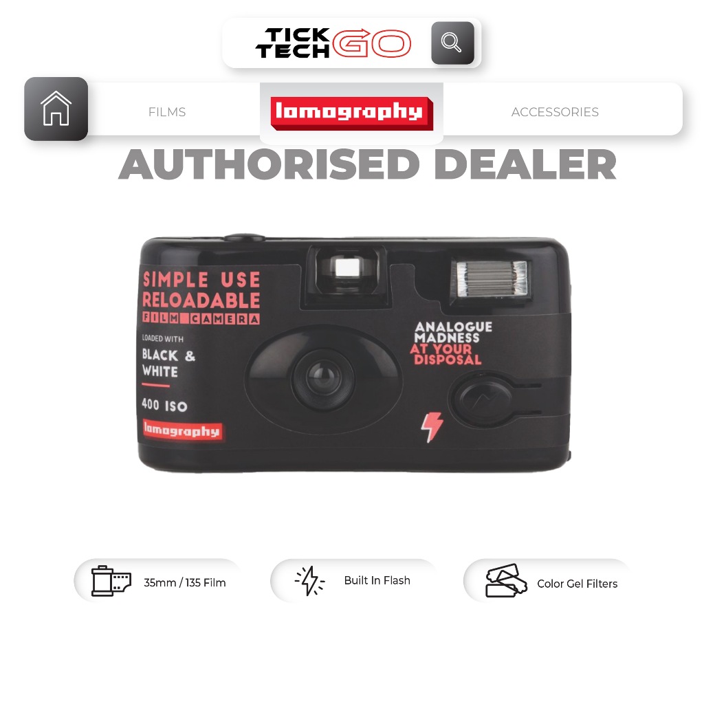 Lomography Simple Use Reloadable Film Camera | Shopee Malaysia