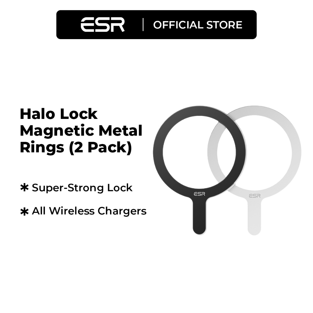 ESR Halo Lock Magnetic Metal Rings (2 Pack) | Shopee Malaysia