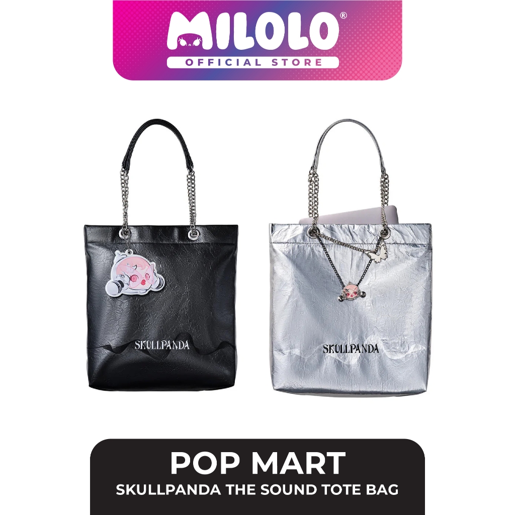 [MILOLO] POPMART Skullpanda Sound Series - Shoulder Bag (Black/Silver ...