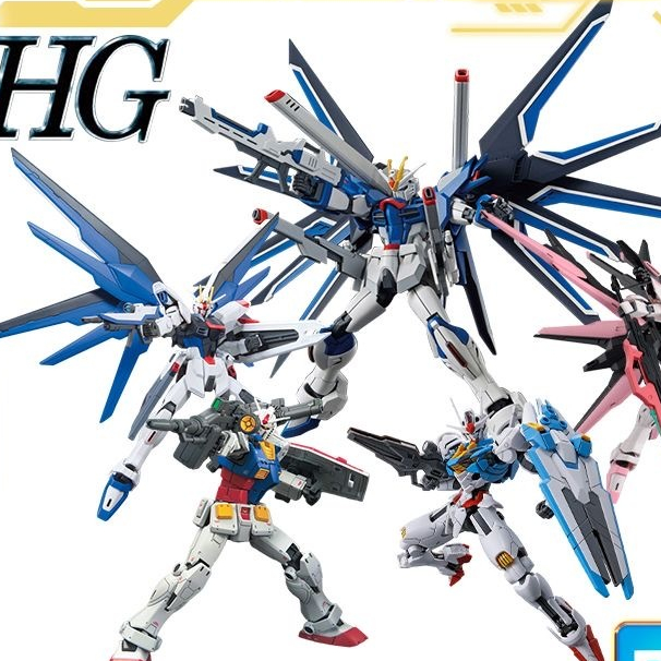 HG Strike Freedom Gundam Aerial Mercury Robot Build Astray Barbatos ...