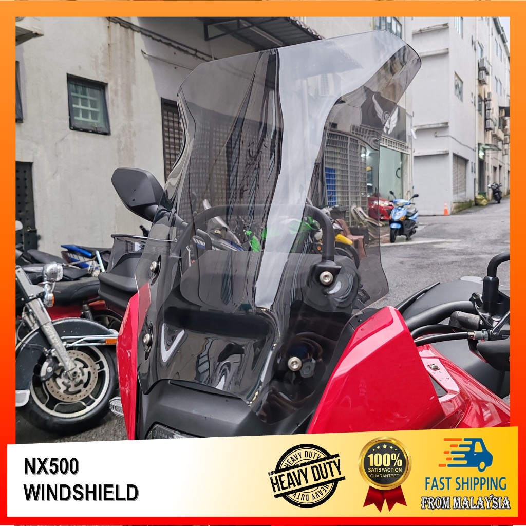 HONDA NX500 WINDSHIELD WINDSCREEN 4.5MMTHK | Shopee Malaysia