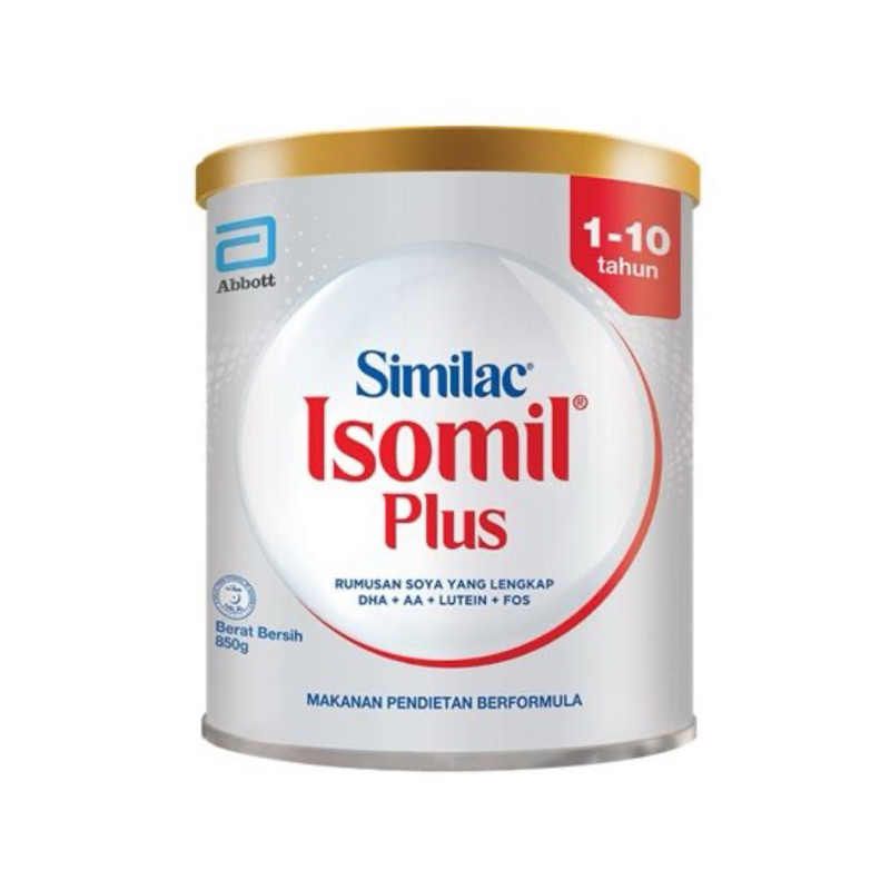 SIMILAC ISOMIL PLUS DHA ( 1-10 YEAR ) 850G | Shopee Malaysia