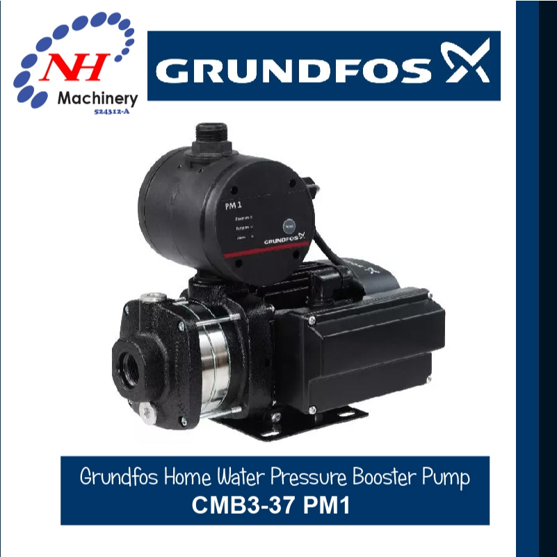 GRUNDFOS CMB3-37 PM1 - HOME WATER BOOSTER PRESSURE PUMP | Shopee Malaysia