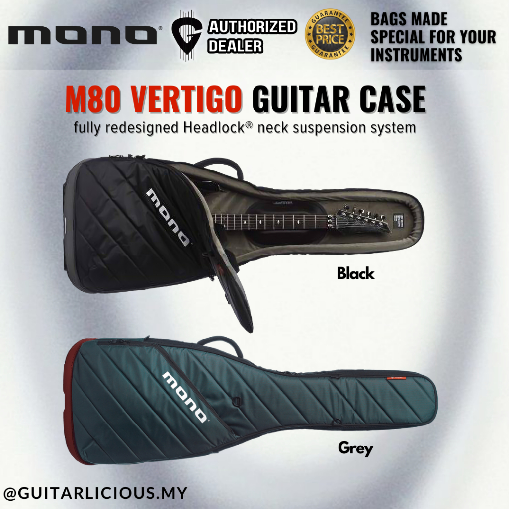 Mono M80 Vertigo Electric Guitar Case ( M80-VEG-BLK M80-VEG-GRY / M80 ...
