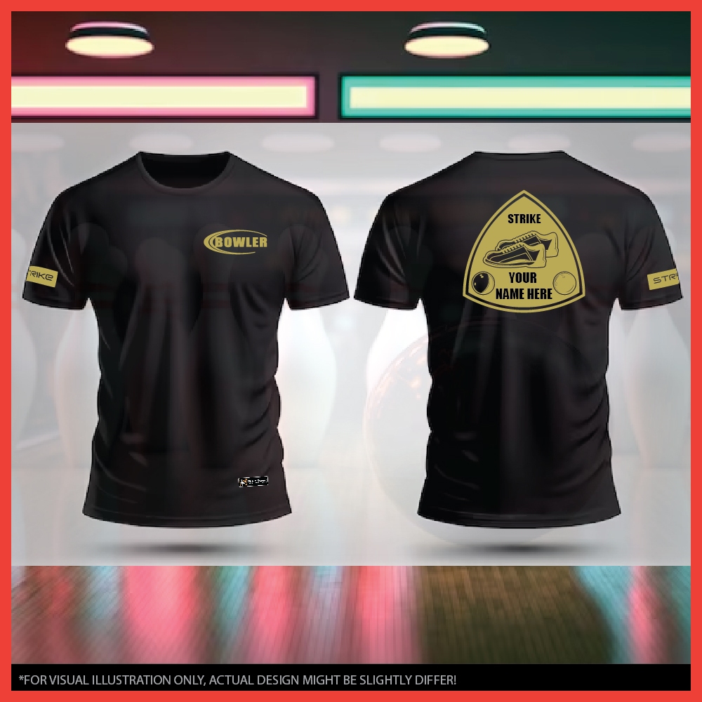 BOWLING BALLER BOWLER JERSI TSHIRT BAJU SUKAN STRIKE | Shopee Malaysia