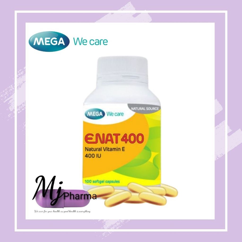 Mega Enat 400IU Tablet 100s antioxidant immune system skin kulit ...
