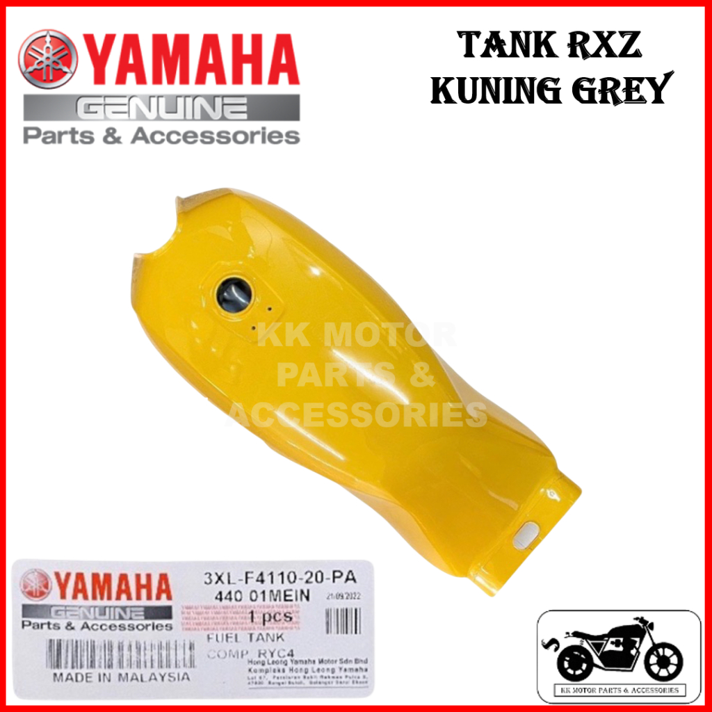 [100% ORIGINAL HLY !!!] YAMAHA RXZ CATALYZER 5PV TANK TANGKI KUNING ...