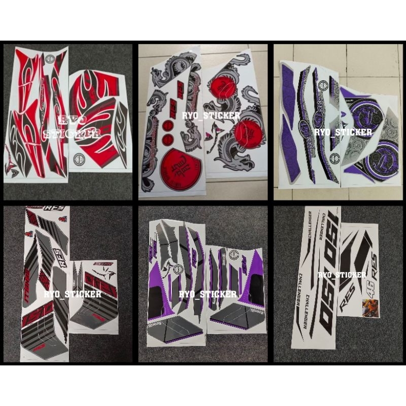 STICKER BENELLI RFS 150I API VIRAL/CHOI NAGA/BATMAN/BATIK | Shopee Malaysia