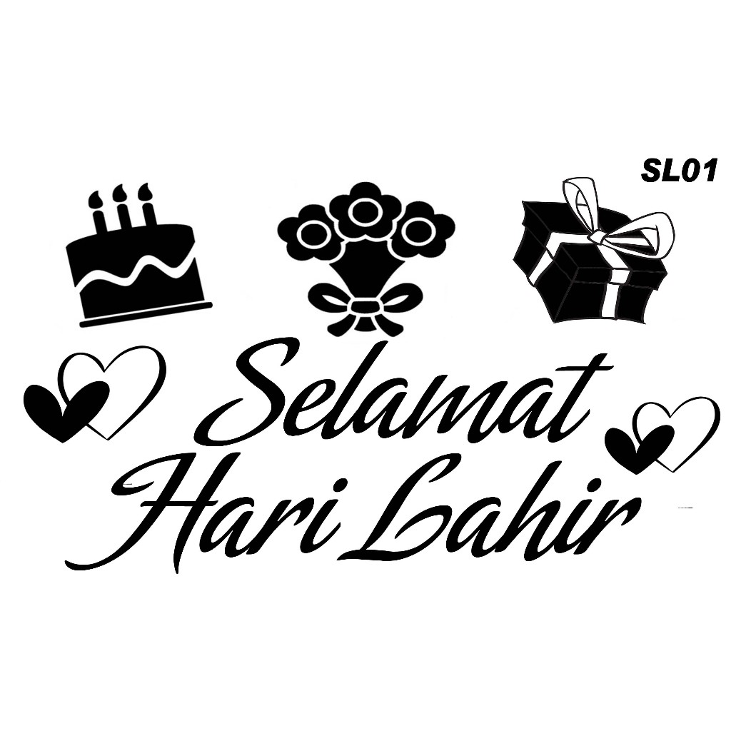 Selamat Hari Lahir Sticker Balloon Free Nama | Shopee Malaysia
