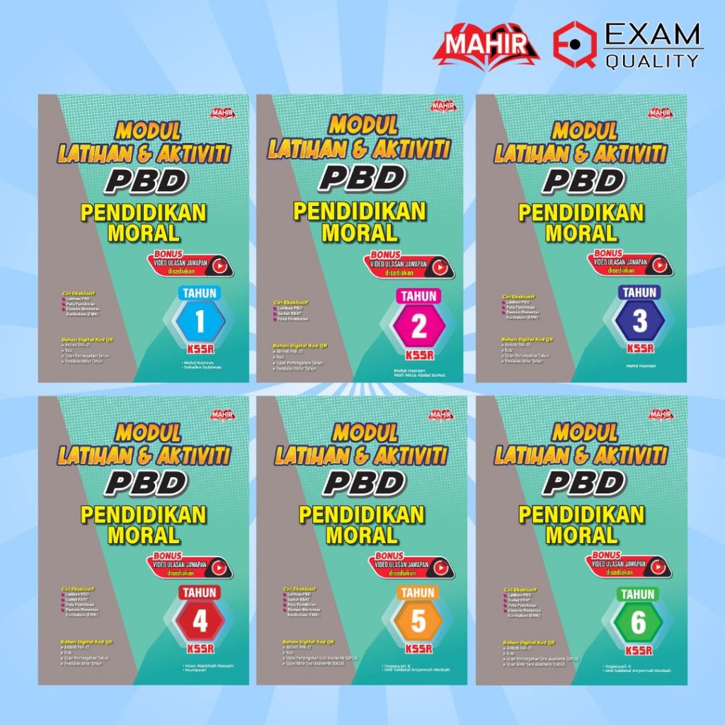 [MAHIR] MODUL LATIHAN & AKTIVITI PBD PENDIDIKAN MORAL TAHUN 1-6 2025 | Shopee Malaysia