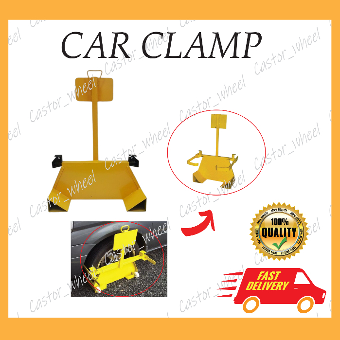 CAR CLAMP/WHEEL CLAMP/KUNCI TAYAR & PARKING POLE - CAR PARK ACCESSORIES ...