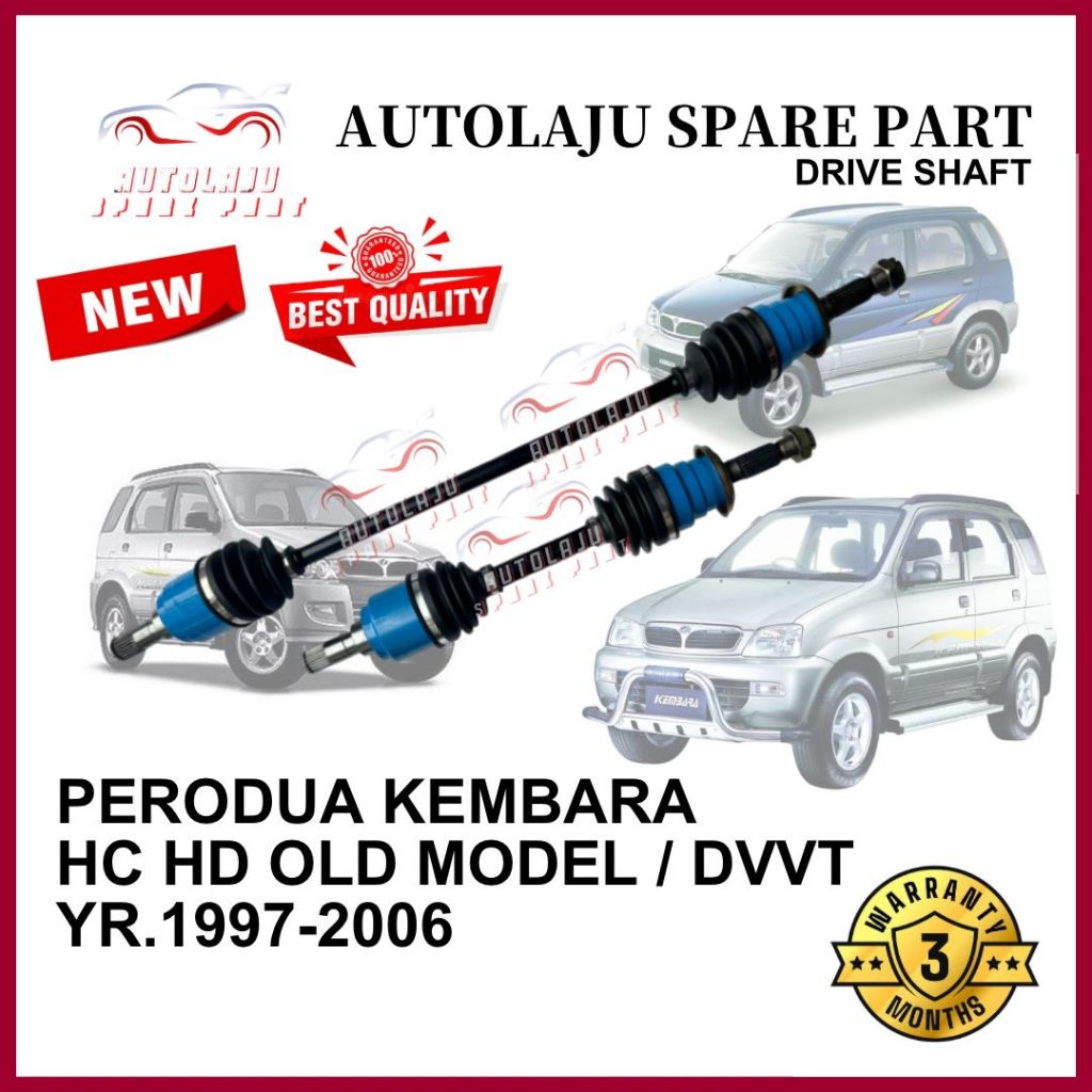 PERODUA KEMBARA HC HD OLD MODEL DVVT DRIVE SHAFT HIGH QUALITY OEM ...