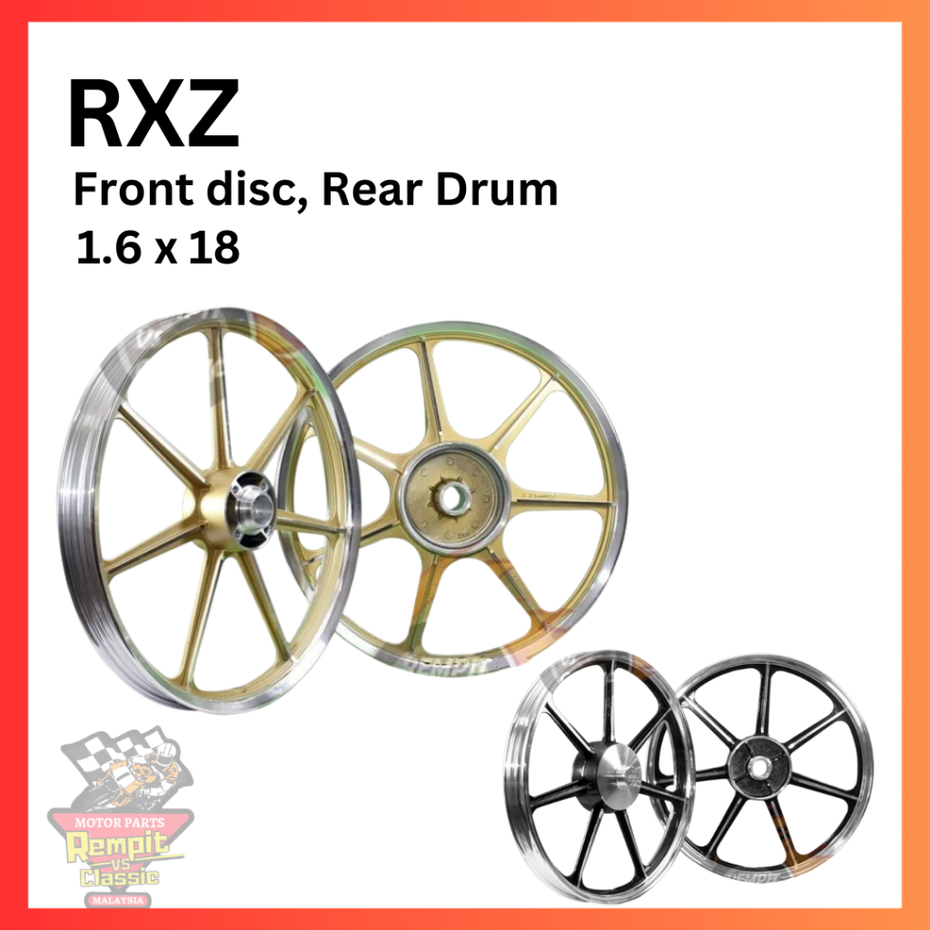 REMPIT Rxz 7 Batang Sport Rim ( 2 Colors ) | Shopee Malaysia