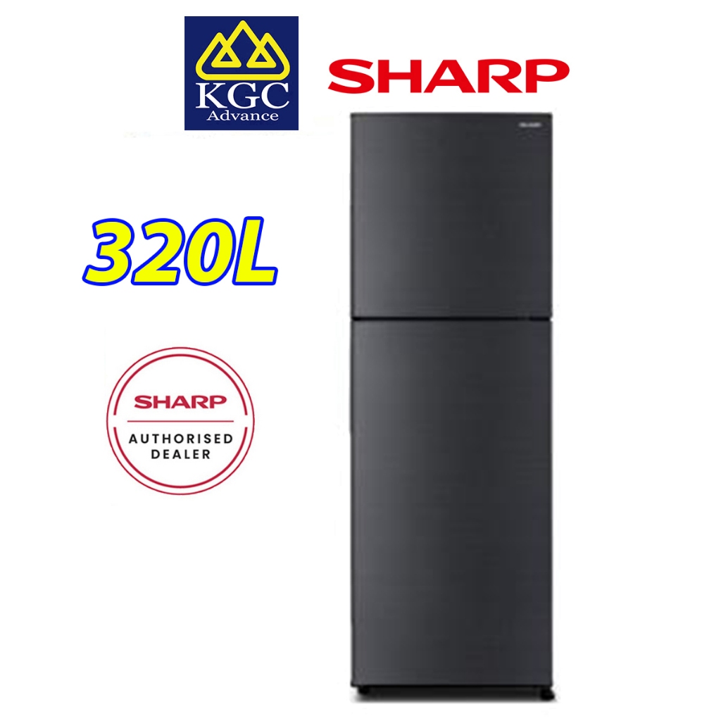 Sharp 320L 2 Door Smile Refrigerator SJ327MDS Fridge | Shopee Malaysia