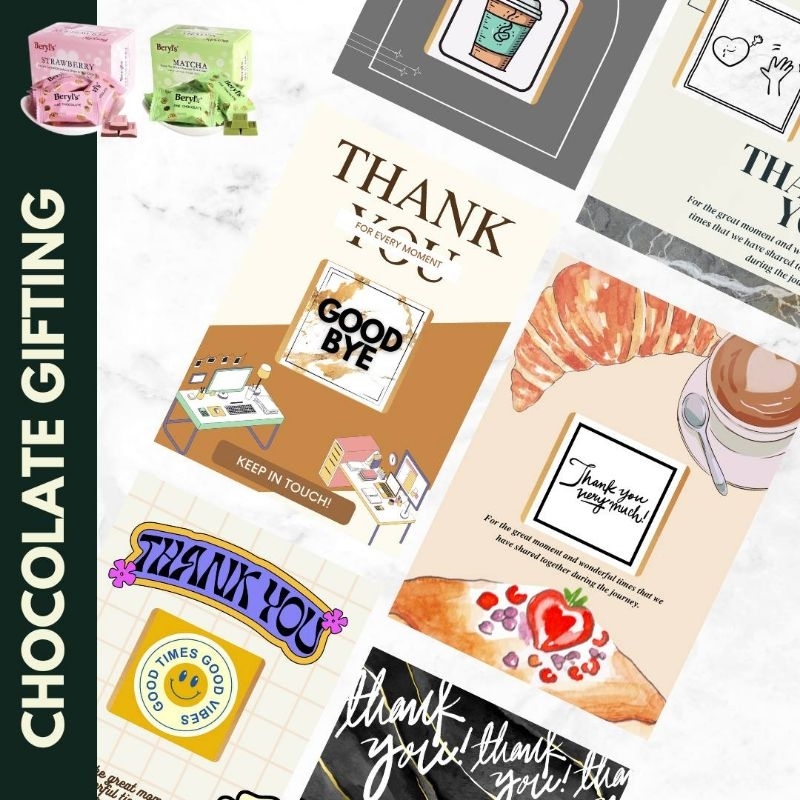 REBENICE 1Pcs Farewell Chocolate Gift Set Farewell Gift Colleague in ...