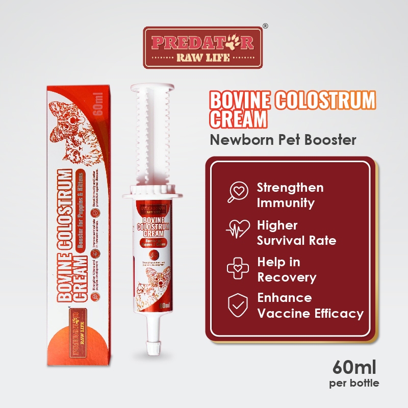 (Clearance EXP11/9) Predator Raw Life Bovine Colostrum Cream Supplement ...