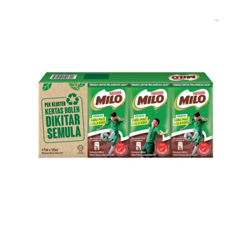 Milo UHT 125ml x4 ( Expiry Date: 31 Oct 2025) | Shopee Malaysia