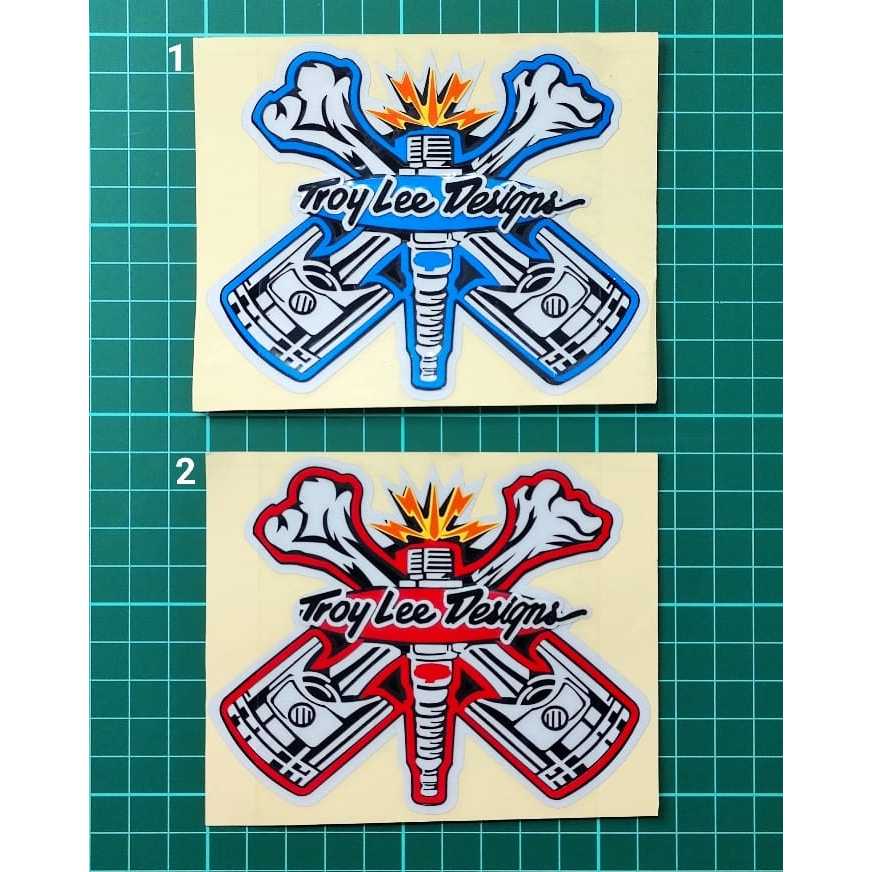STICKER CUTTING Troy Lee Design REFLECT PANTUL Stiker Motor | Shopee ...