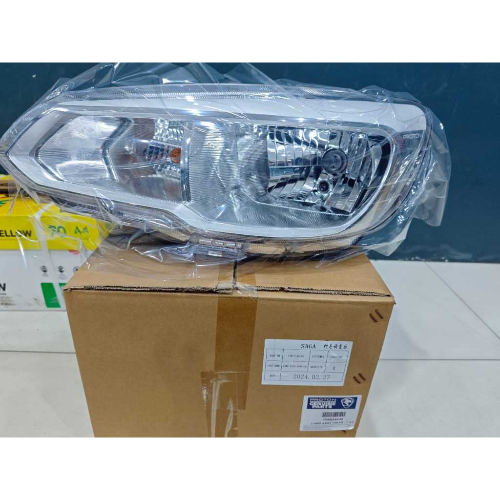 ORIGINAL PROTON NEW SAGA HEADLAMP ASSY LH PW954649 | Shopee Malaysia